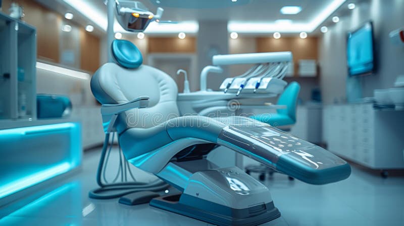 Modern Dental Office with High-Tech Equipment, Generative AI Stock ...