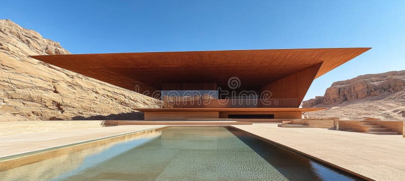 Modern Desert Museum an Architectural Masterpiece with Geometric Design ...