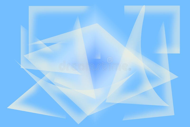 A Set of Different Triangular Glass Flask with a Solution for ...