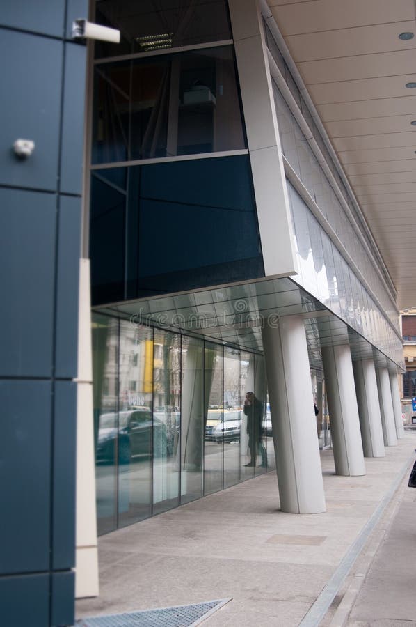 Modern design building editorial photo. Image of work - 50397546