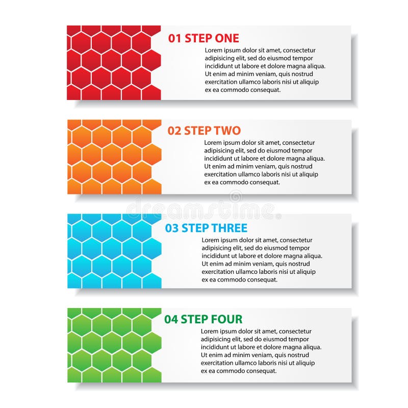 Modern Design Business Number Banners Template or Website Layout. Info ...