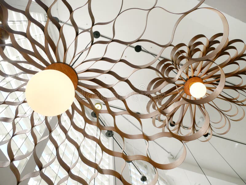 Modern Design Ceiling Lamps Stock Image - Image of light, equipment ...