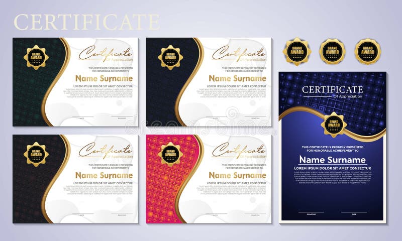 Layout Templates Graduation Stock Illustrations – 578 Layout Templates ...