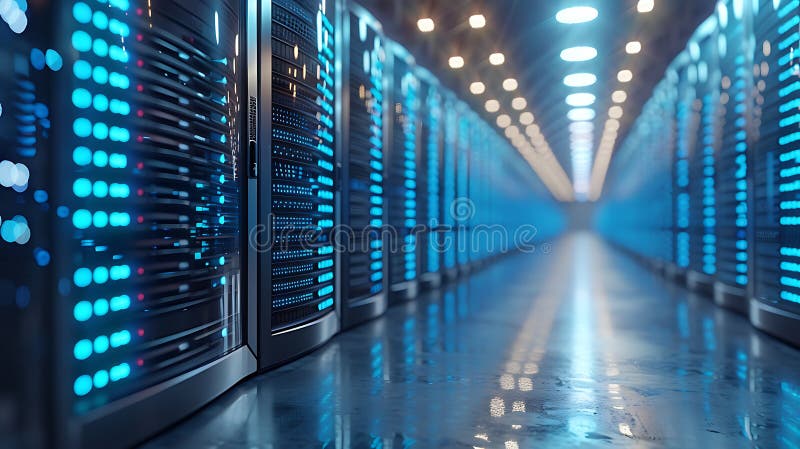 Minimalist Database Management Systems Concept Stock Illustration ...