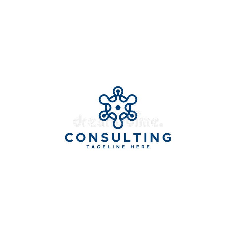 Modern Design CONSULTING Strategy Logo Design Stock Image - Image of ...