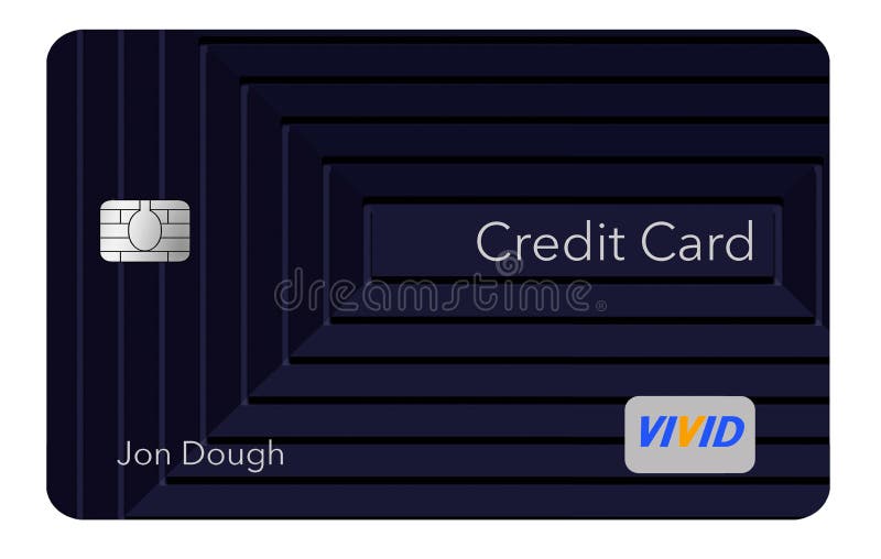MODERN DESIGN CREDIT CARD- Here is a Generic Credit Card with a Minimal ...