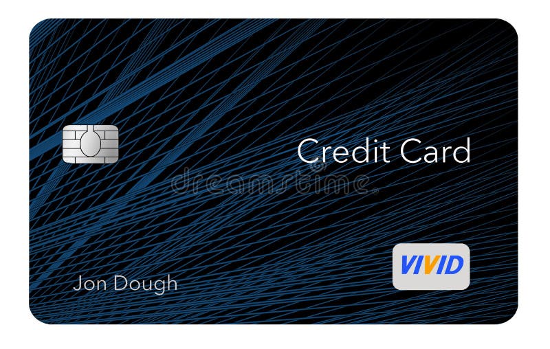 MODERN DESIGN CREDIT CARD- Here is a Generic Credit Card with a Minimal ...