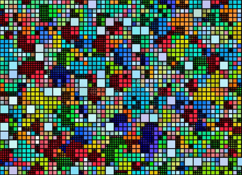 Multicolored Pixels Stock Illustrations – 1,210 Multicolored Pixels ...