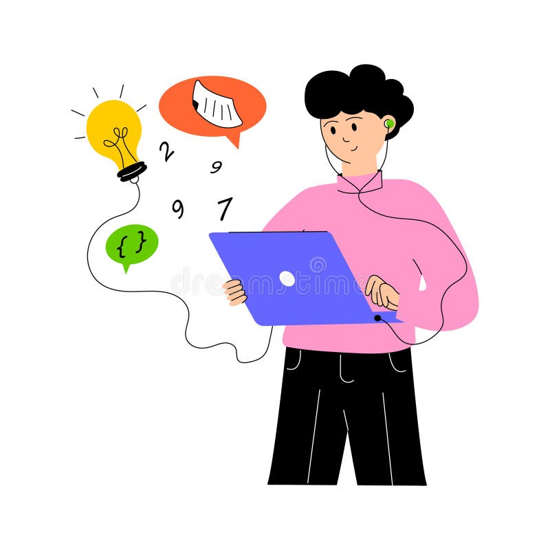 Modern Design Flat Illustration of Math Class Stock Vector ...