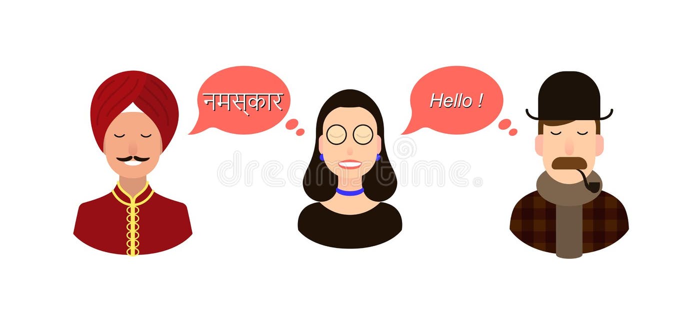 Multilingual India Stock Illustrations 27 Multilingual India Stock