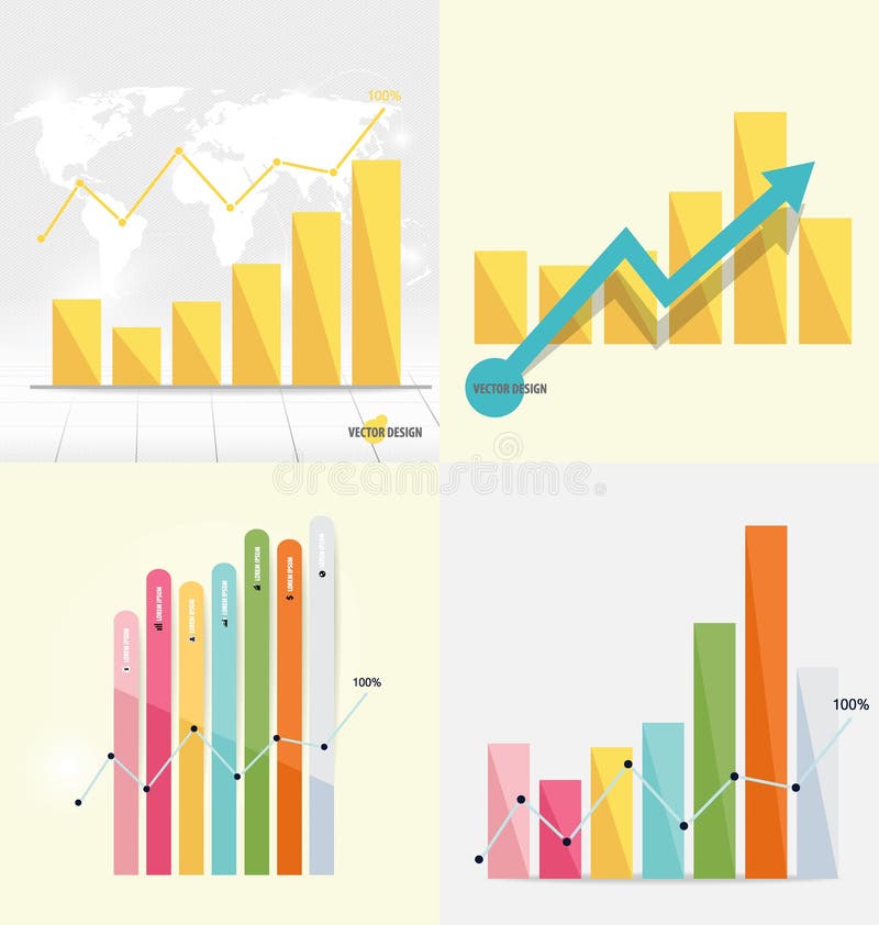 Modern Design Graph. Business Graph To Success, Can Use for Business ...