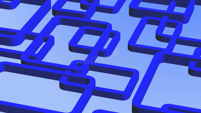 Modern Design of Graphic Elements in Blue Color - Rectangle Frames ...