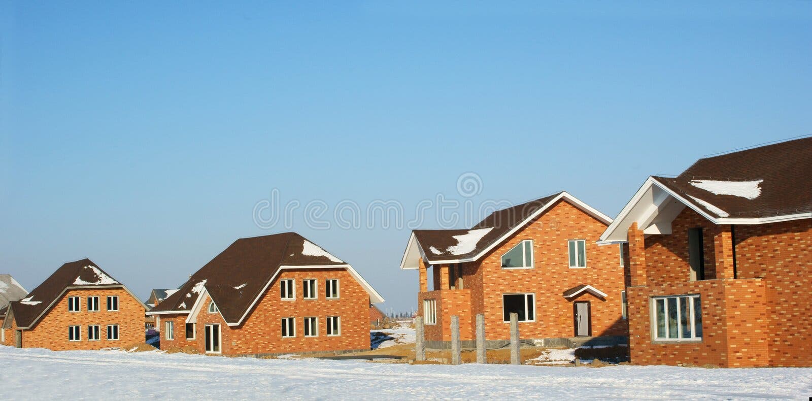Track houses stock photo. Image of neighborhood, suburb - 1456966