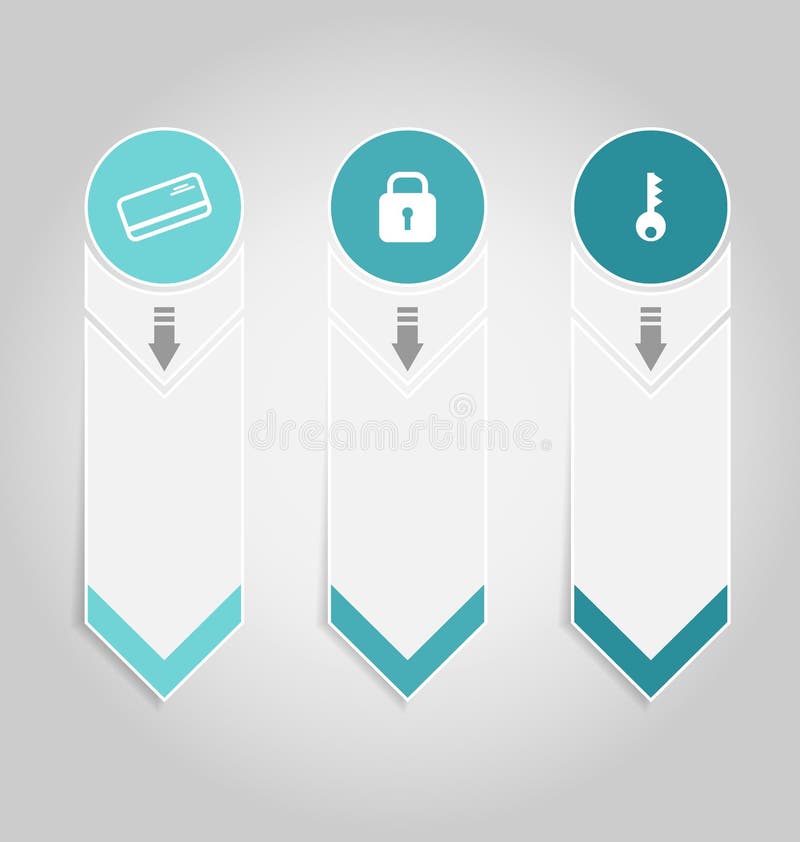 Modern Design Infographics Element Template Paper Stock Vector ...