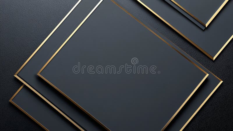 A Modern Design Invitation Card with Metallic Accents and Ample Space ...