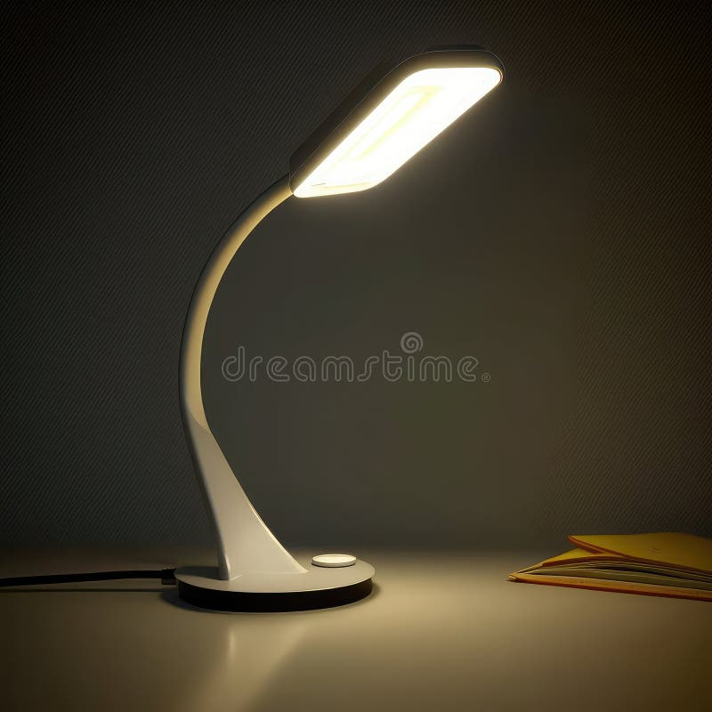Modern design LED lamp stock illustration. Illustration of reading ...