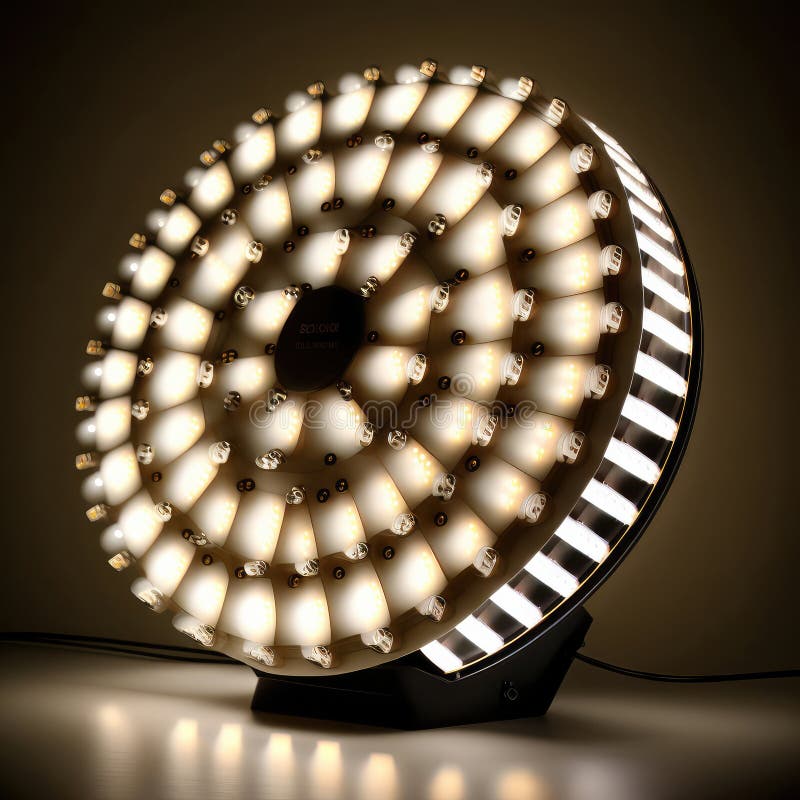 Modern design LED lamp stock illustration. Illustration of light ...