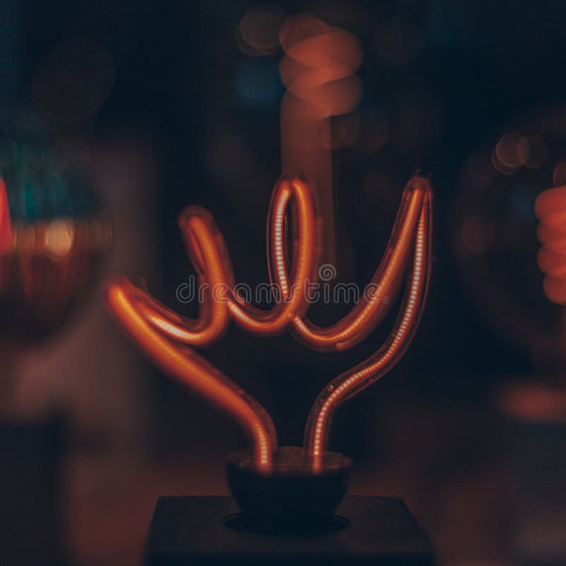 Modern Design Led Light Bulb in the Studio Stock Photo - Image of dark ...