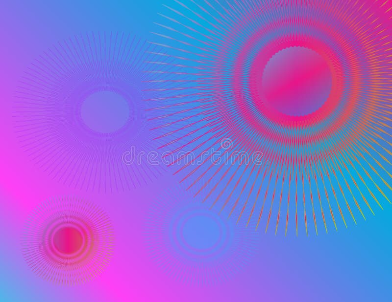 Modern Design Made of Circular Shapes. Stock Vector - Illustration of ...