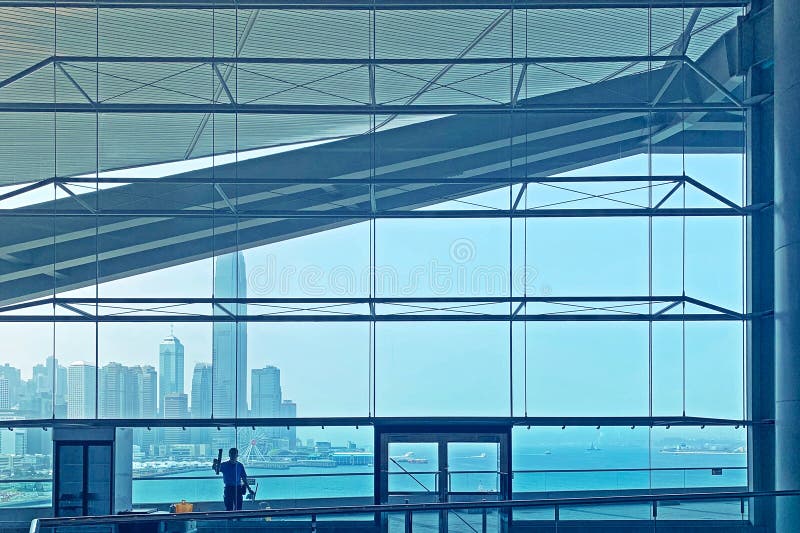 Modern and Geometric Design Inside the Corporate Office Building ...