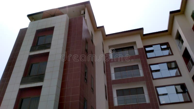 Modern Design Storey Building for Office Work Stock Photo - Image of ...