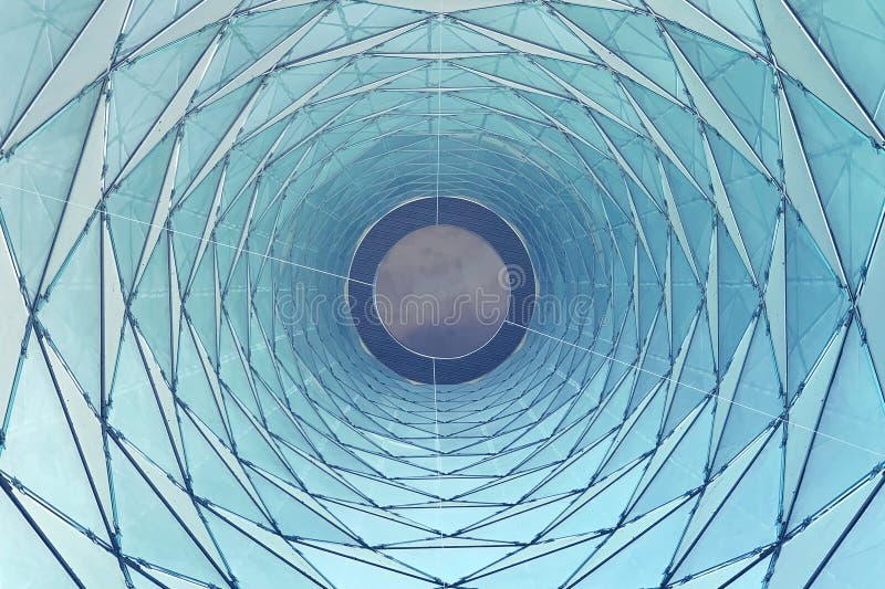 Modern Design, Perspective Pattern Geometric Inside the Building Stock ...