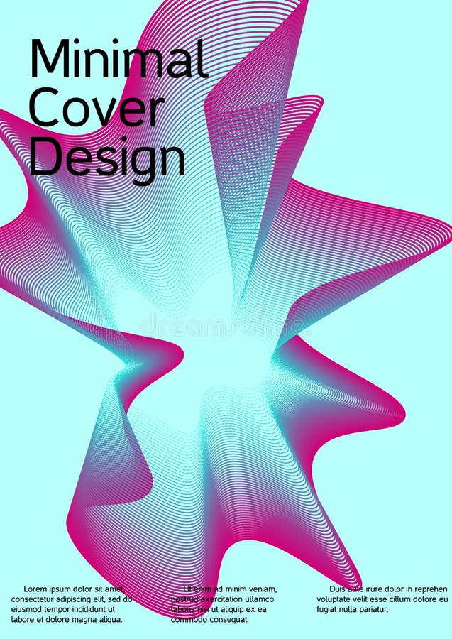 Modern design poster stock illustration. Illustration of shape - 206500141