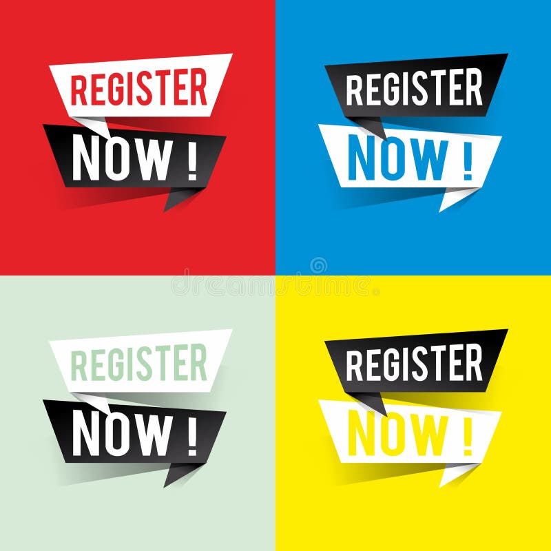 Modern Register Form stock vector. Illustration of form - 60593620