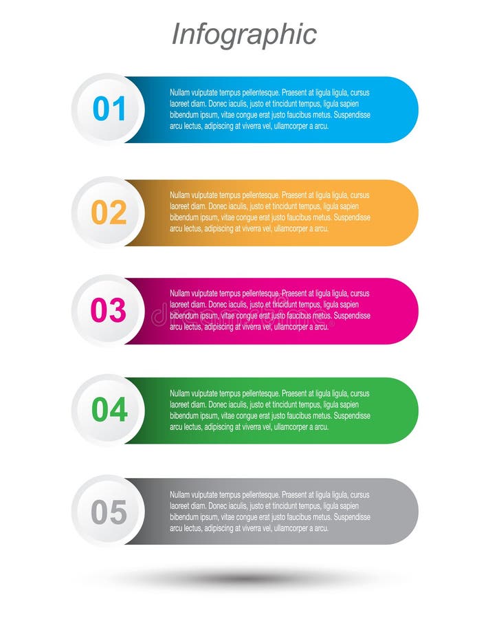 Info-graphic Design Template. Stock Vector - Illustration of blank ...