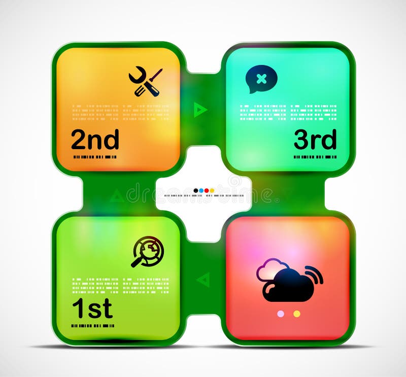 Modern Design Template - Options Stock Vector - Illustration of ...