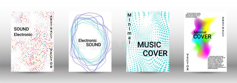 A Set of Modern Abstract Covers. Stock Vector - Illustration of ...