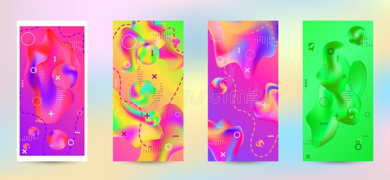 Modern Design Template. a Set of Modern Abstract Covers Stock Vector ...