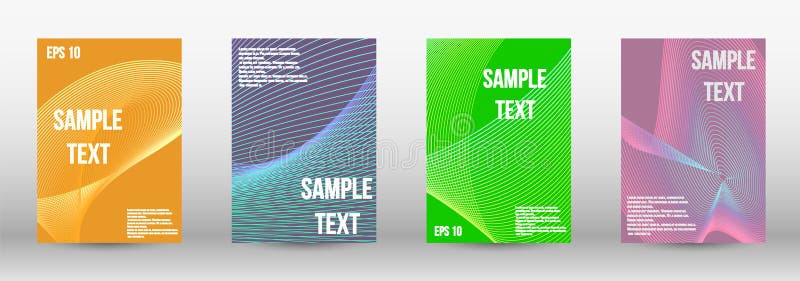 Geometric Template with Lines Stock Vector - Illustration of light ...