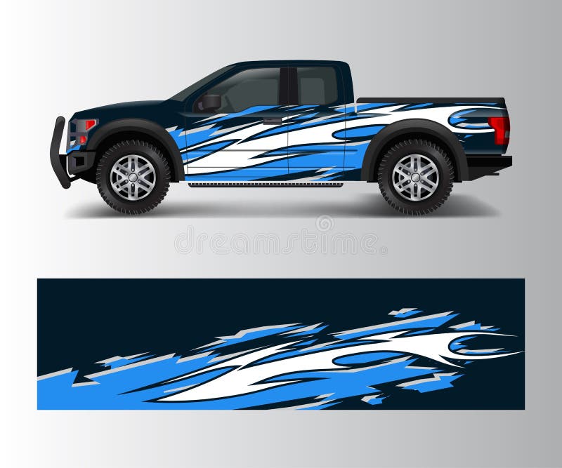 Modern Design for Truck Graphics Vinyl Wrap Vector Stock Vector ...