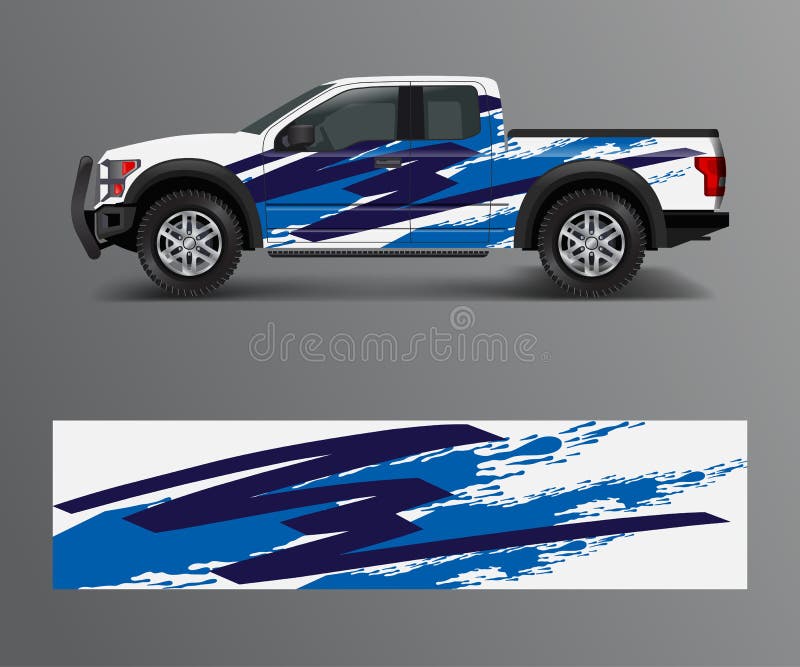 Modern Design for Truck Graphics Vinyl Wrap Vector Stock Vector ...