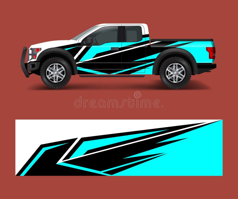 Modern Design for Truck Graphics Vinyl Wrap Vector Stock Vector ...