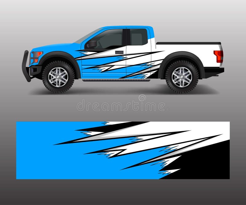 Modern Design for Truck Graphics Vinyl Wrap Vector Stock Vector ...