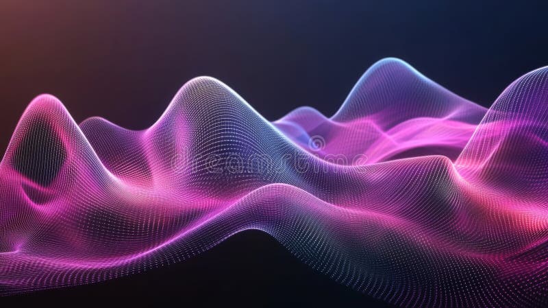 Modern Design Using Colored Abstract Digital Backgrounds with Particles ...