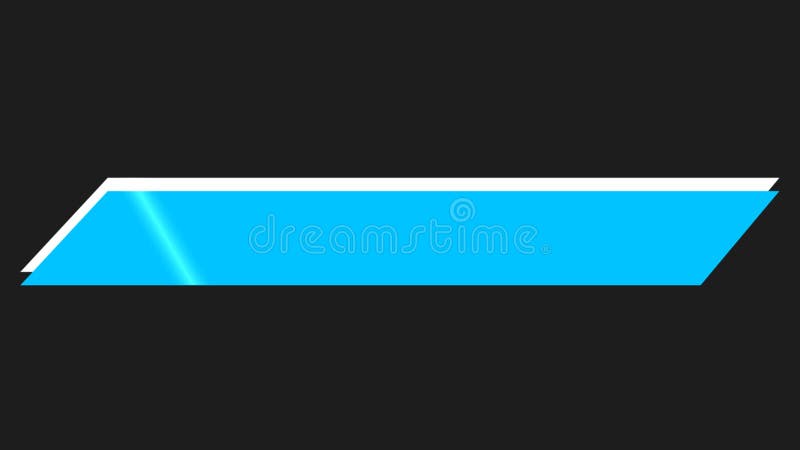 Modern Designed Lower Third in Light Blue Colors and White Colors ...