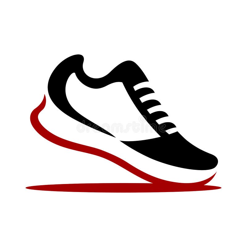 Modern Designer Men`s Sneaker Logo. Stock Vector - Illustration of ...