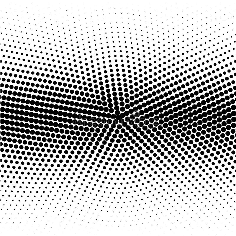 Modern Designer Semitone of Black Dots Centered on White. Stock Vector ...