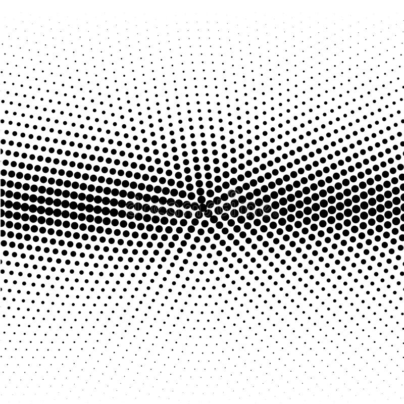 Modern Designer Semitone of Black Dots Centered on White. Stock Vector ...
