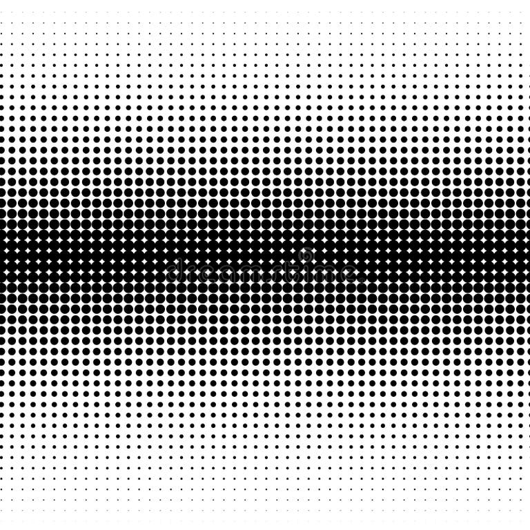 Modern Designer Semitone of Black Dots on White. Stock Vector ...