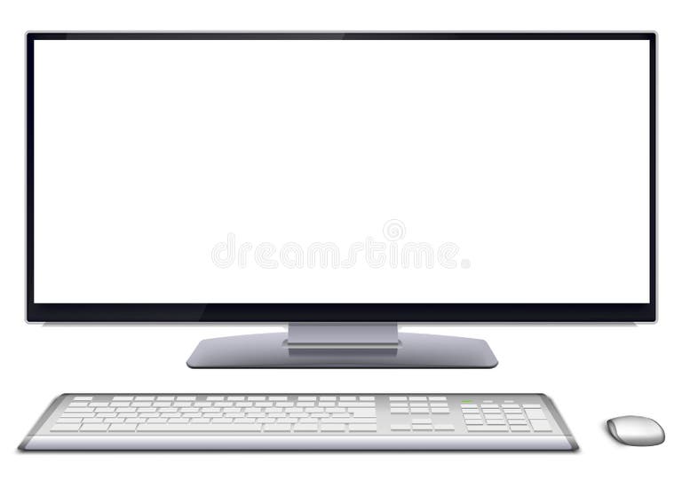 Desktop Computer Blank Screen Stock Illustrations – 57,180 Desktop ...
