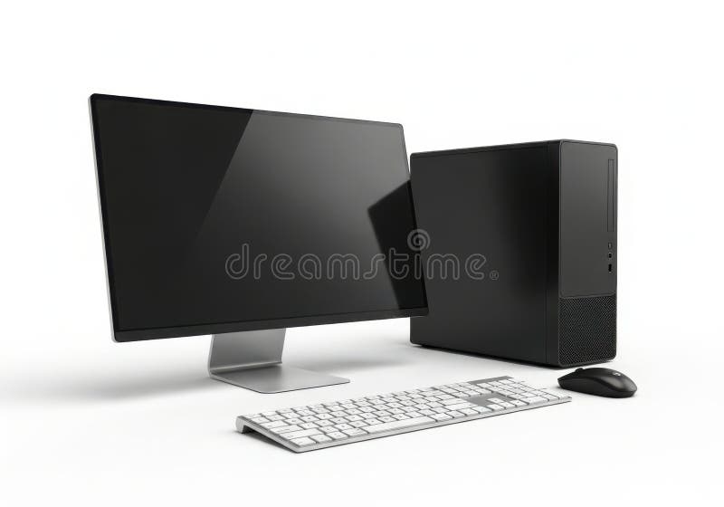 Compact Desktop Tower Stock Illustrations – 114 Compact Desktop Tower ...