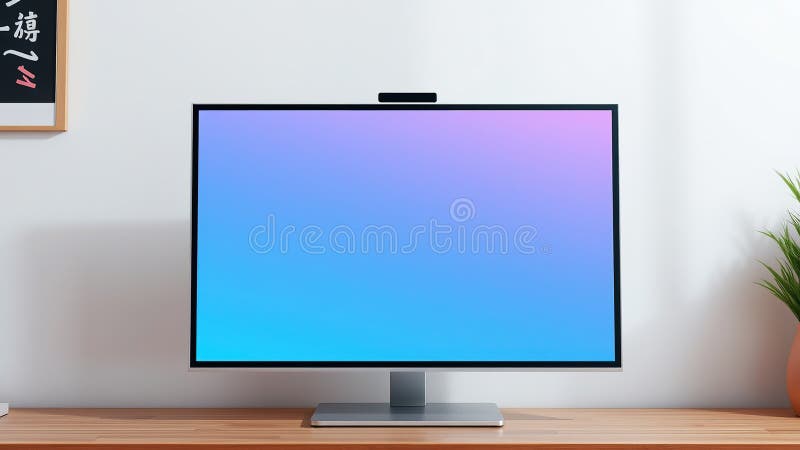 Modern Desktop UI Mockup Blank Space for Your Design Concepts Empty ...