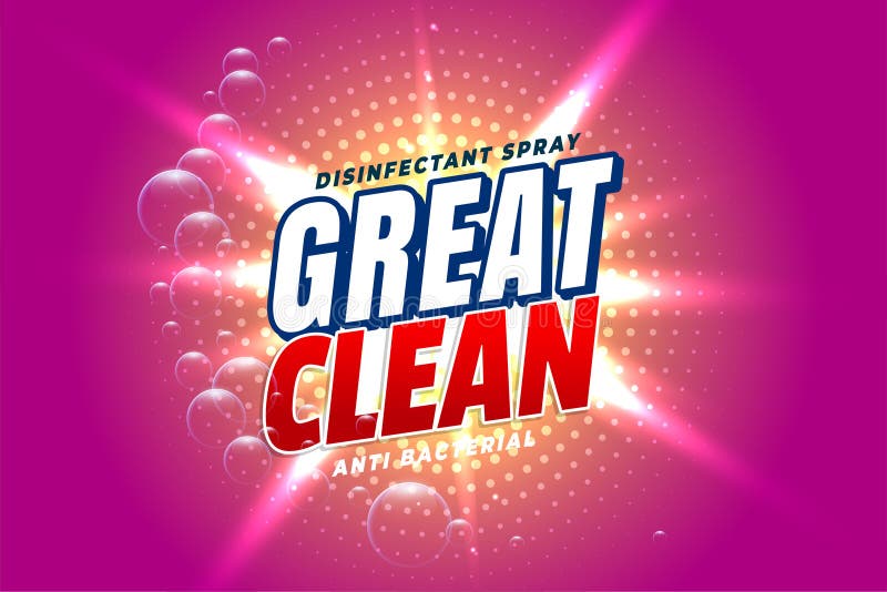 Modern Detergent Cleaner Liquid Label for Business Marketing Stock ...