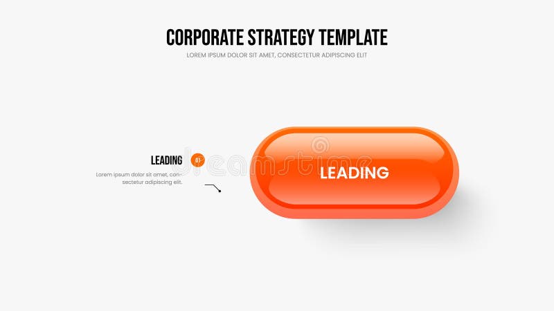 Modern Development 1 Option Infographic Slideshow Template Stock Vector ...