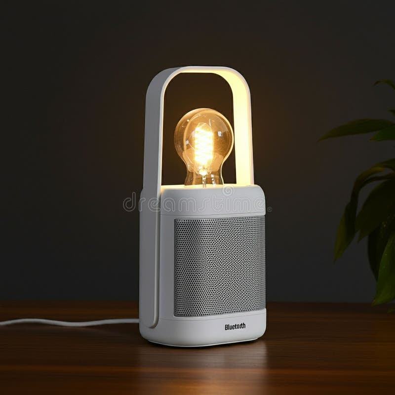 Portable Lamp Speaker Hybrid Stock Illustrations – 1 Portable Lamp ...