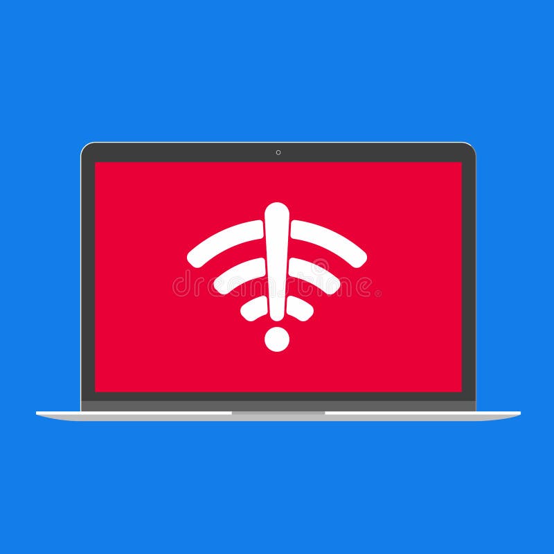 Modern Device - Laptop, Notebook, Netbook Pc Flat Design with Chat Bot ...